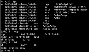 Defusing the binary bomb | Vedran Budimcic
